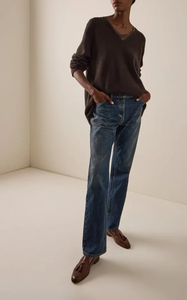 THE ROW Purin Cashmere Top