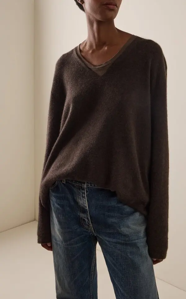 THE ROW Purin Cashmere Top