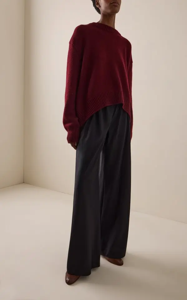THE ROW Gala Wool Wide-leg Pants