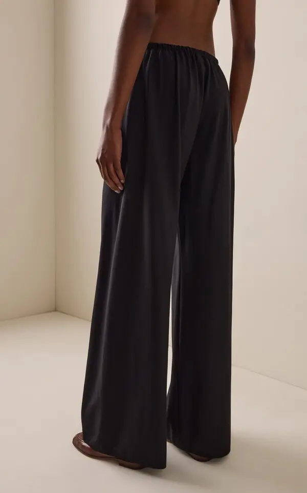 THE ROW Gala Wool Wide-leg Pants