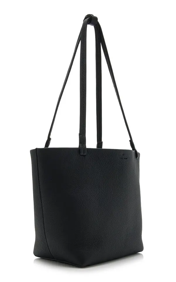 THE ROW Medium Park Leather Tote - Black