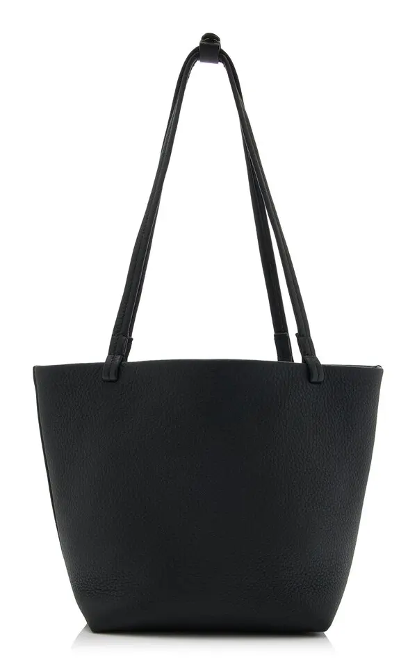 THE ROW Medium Park Leather Tote - Black