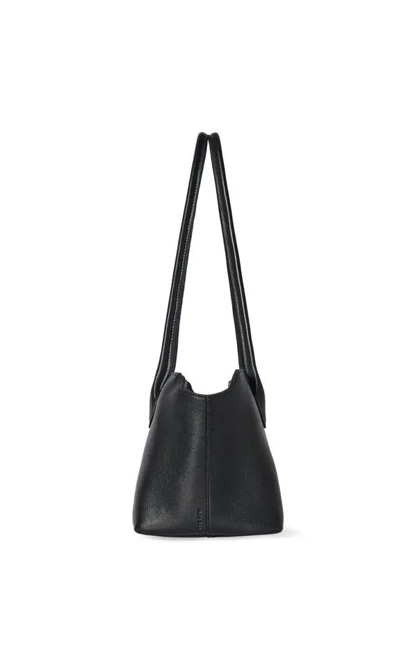 THE ROW Small Terrasse Leather Bag - Black