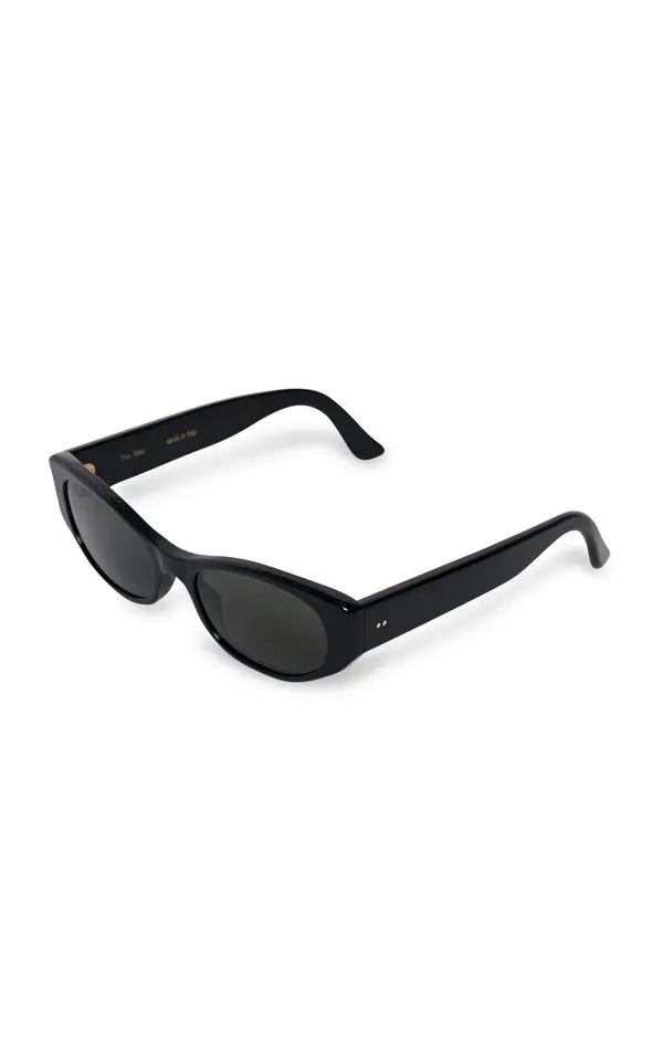 THE ROW C Oval-frame Acetate Sunglasses