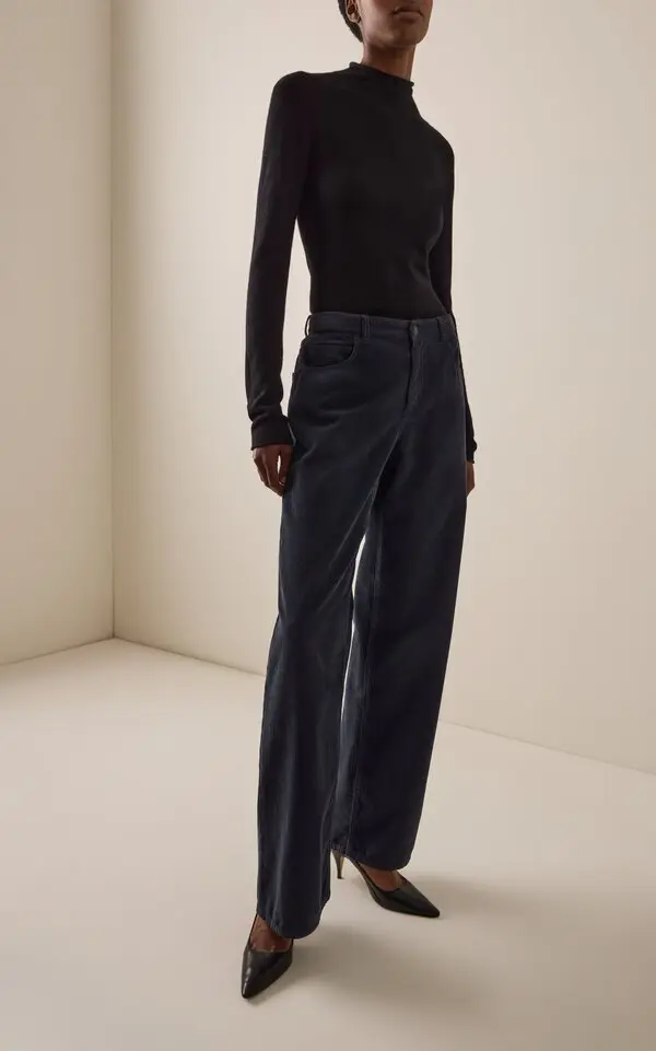 THE ROW Phaed Cashmere Top