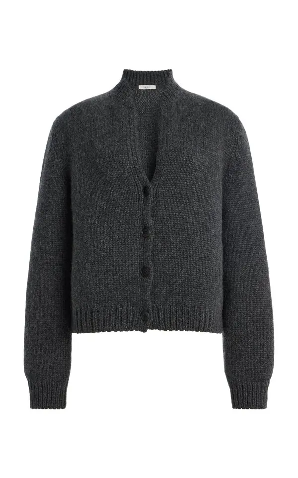 THE ROW Pytna Cashmere Cardigan - Grey