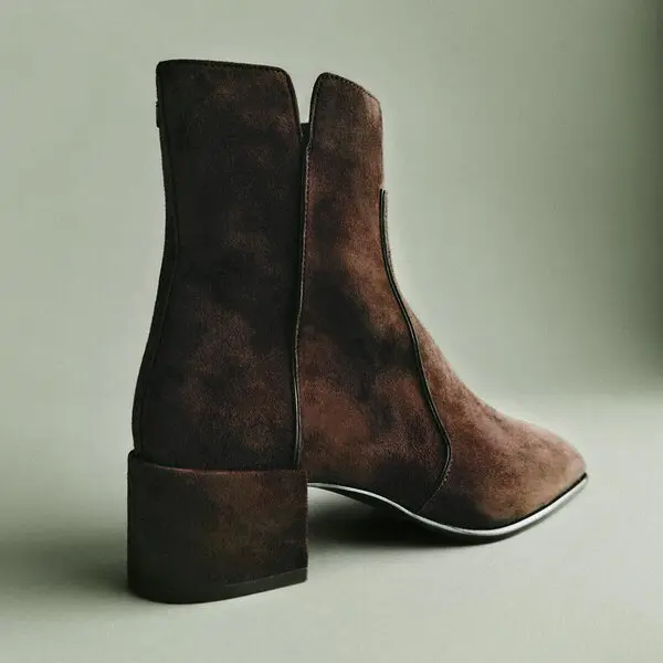 JIMMY CHOO Eliot Suede Ankle Boots - Brown