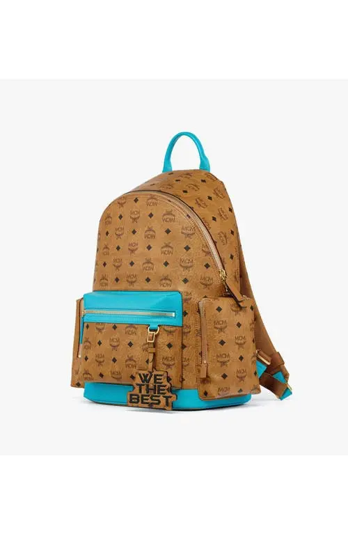 Mcm X We The Best Stark Backpack In Visetos