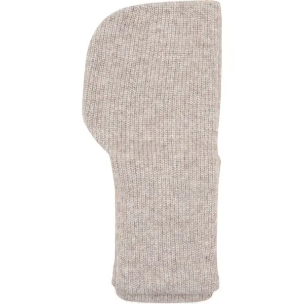 Mango Hooded Rib Scarf - Medium Brown