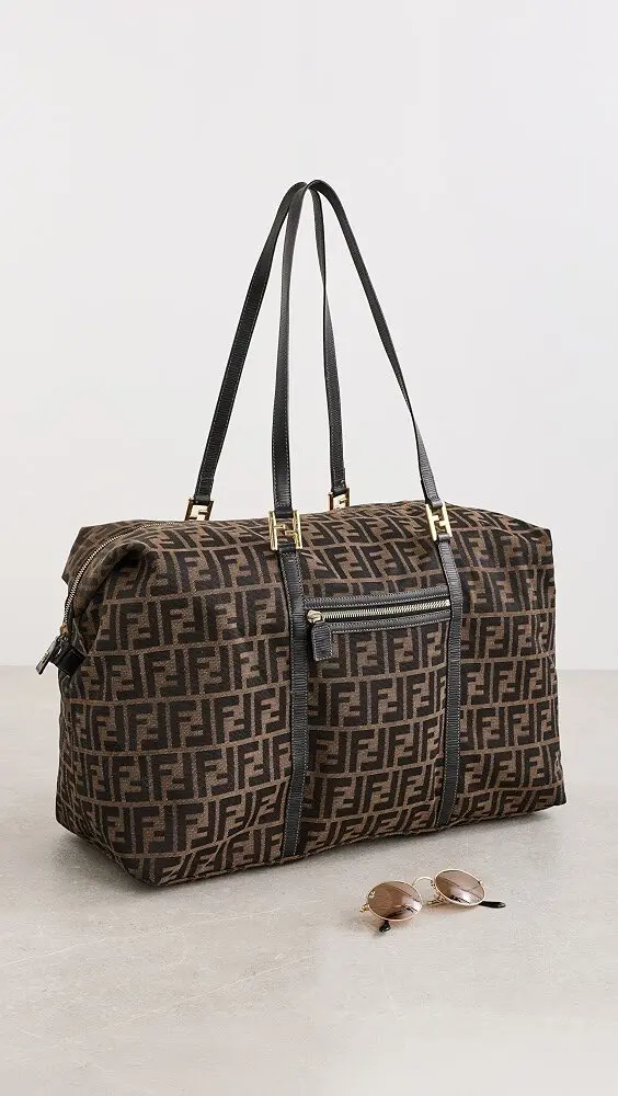 Shopbop Fendi Zucca Canvas Boston Handbag