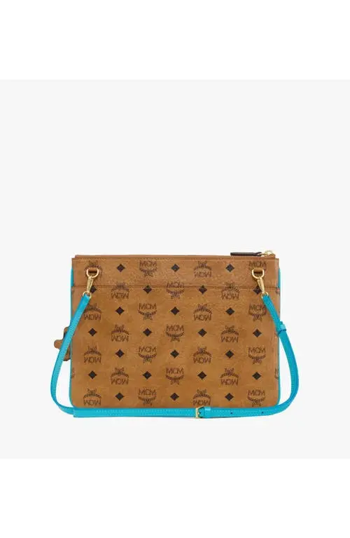 Mcm X We The Best Crossbody Pouch In Visetos
