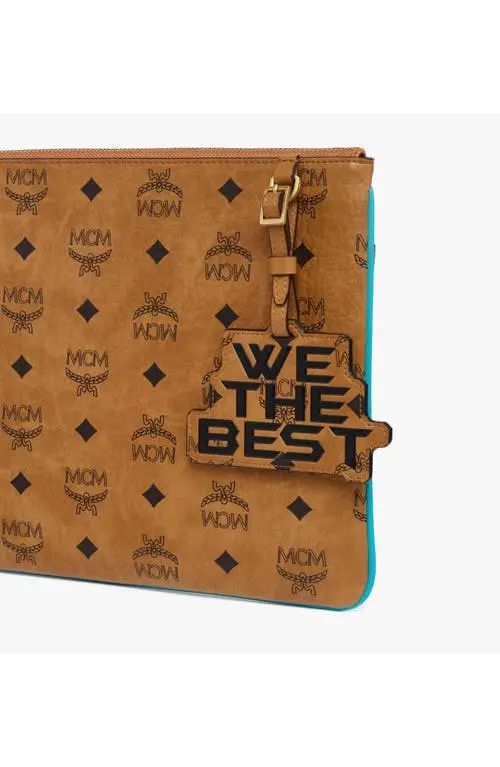 Mcm X We The Best Crossbody Pouch In Visetos