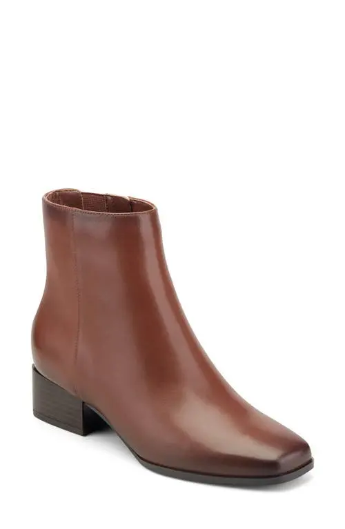 Easy Spirit Sidney Leather Bootie - Brown