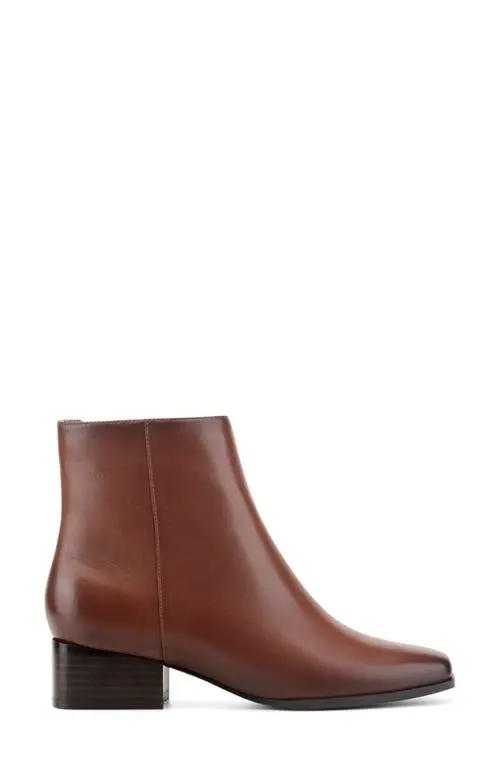 Easy Spirit Sidney Leather Bootie - Brown