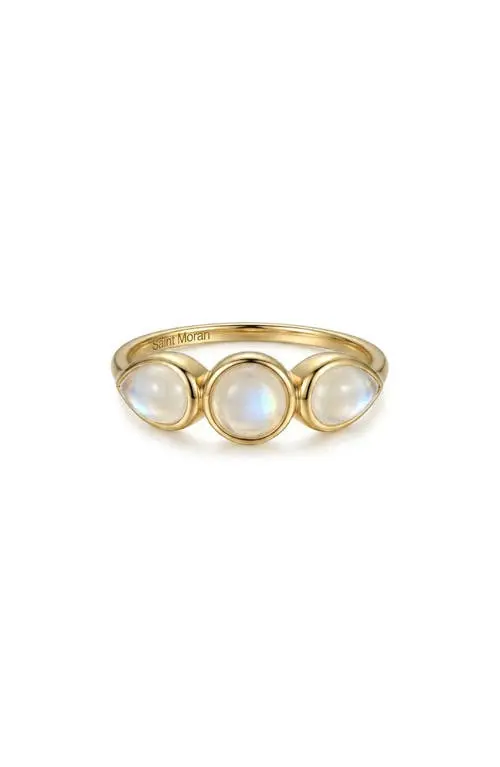ST. MORAN Trio Moonstone Ring