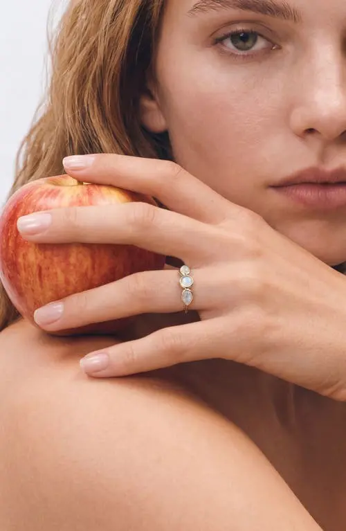 ST. MORAN Saint Moran Trio Moonstone Ring