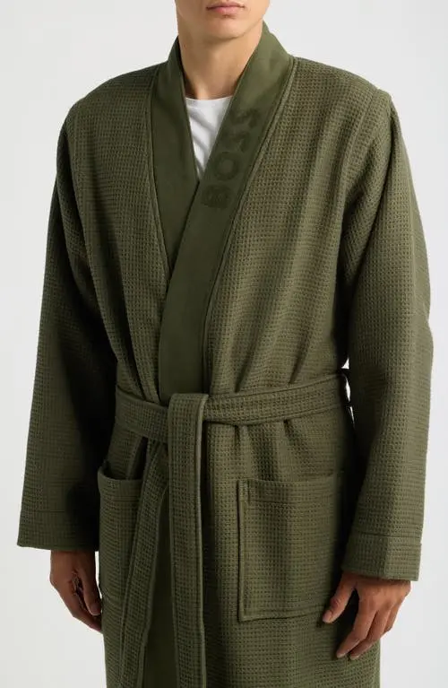 BOSS Waffle Knit Robe