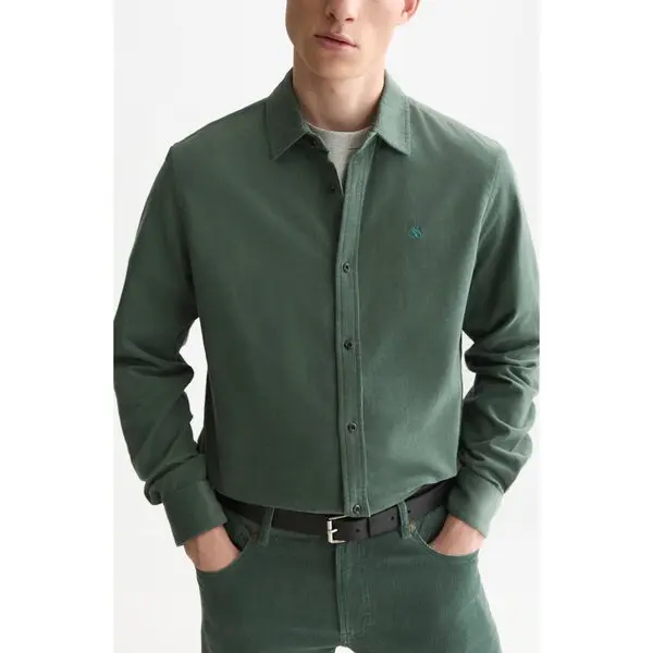 Scotch & Soda Regular Fit Corduroy Button Up Shirt