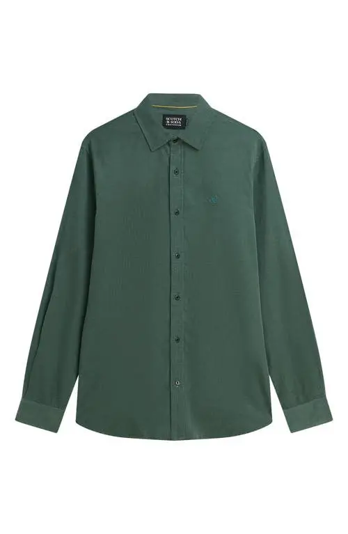 Scotch & Soda Regular Fit Corduroy Button Up Shirt