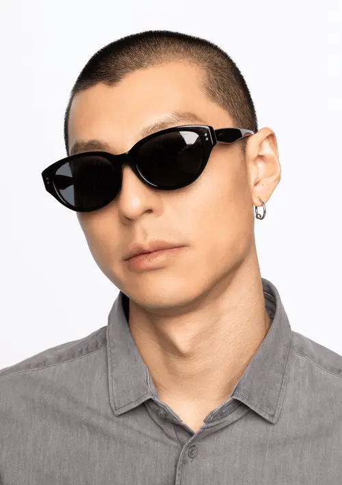 COVRY Nova Cat Eye Sunglasses - Black