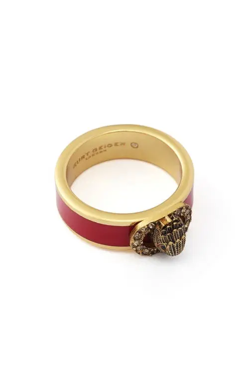 Kurt Geiger Chelsea Enamel Band Ring