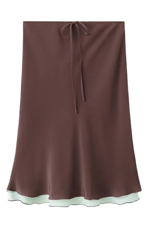 Mango Fluid Midi Skirt