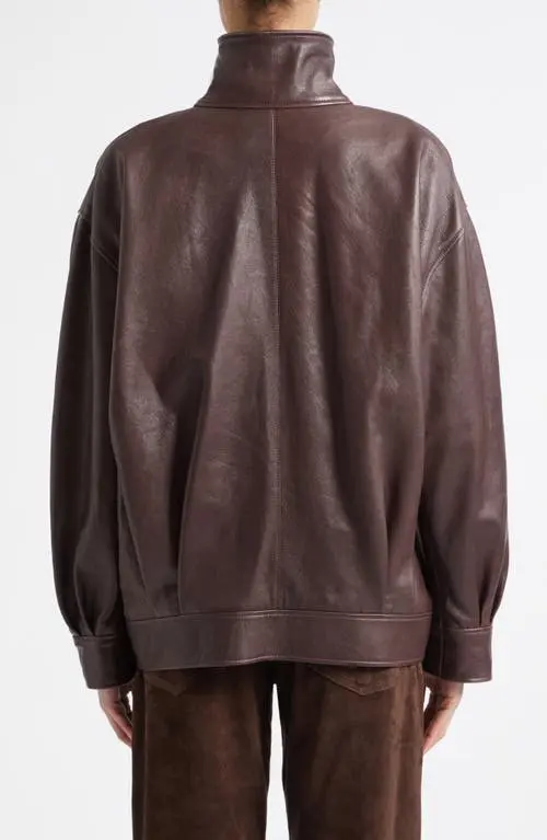 ARMA Paula Leather Bomber Jacket