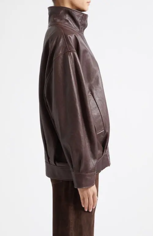 ARMA Paula Leather Bomber Jacket