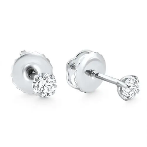 BLISS DIAMOND 251.00ct Screw Back Diamond Studs Lab Grown Earrings