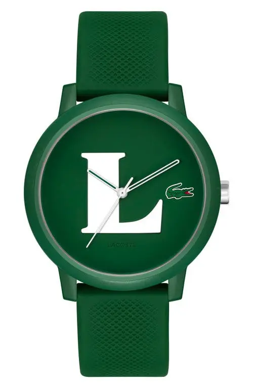 Lacoste 12.12 Silicone Strap Watch