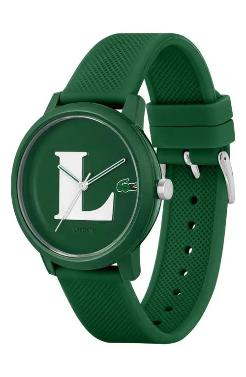 Lacoste 12.12 Silicone Strap Watch
