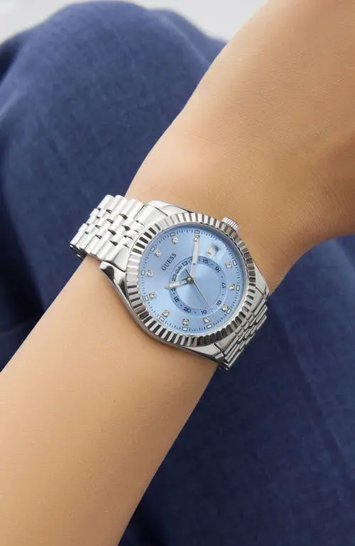 Guess Jada Chronograph Bracelet Watch - Silver Tone