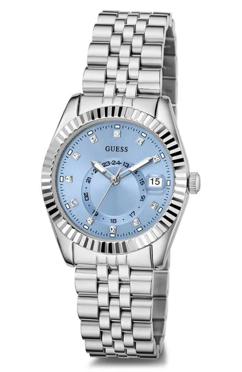 Guess Jada Chronograph Bracelet Watch - Silver Tone