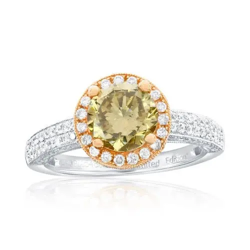 SOUZANA BY SUZY LEVIAN 14k White & Rose Gold 1.54ct Diamond Ring - Brown