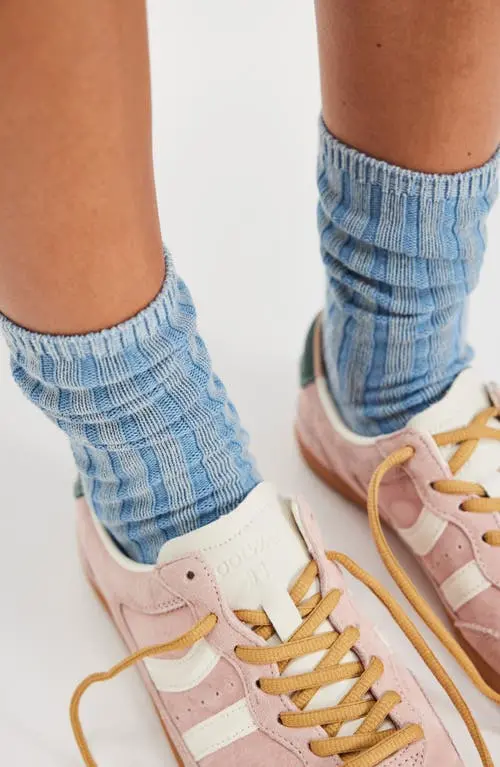 Free People Overdyed Trouser Socks - Indigo