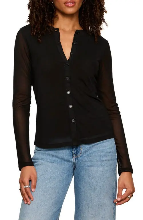 Sanctuary Mesh Sleeve Cardigan