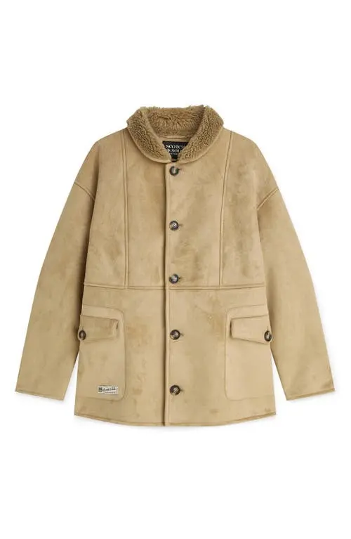 Scotch & Soda Faux Shearling Jacket