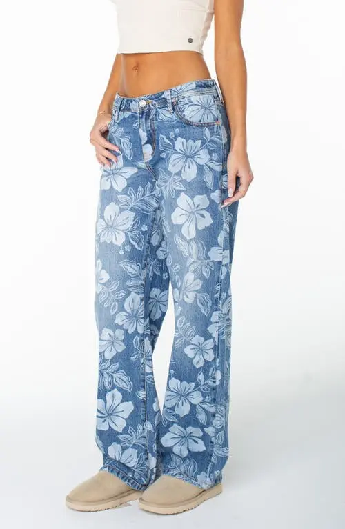 Roxy Haven Flora Straight Leg Jeans