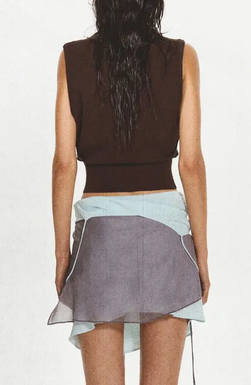 Mango Knit V-neck Vest