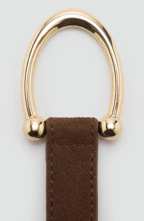 Mango Skinny Suede Belt