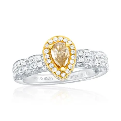 SOUZANA BY SUZY LEVIAN 14k Gold Diamond Ring - Pink