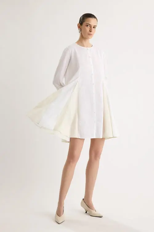 Merlette Rosaura Mini Dress In Pima Cotton Lawn