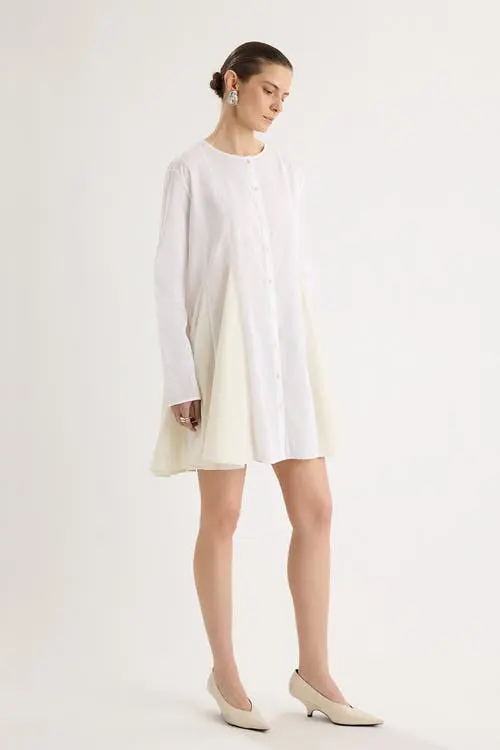 Merlette Rosaura Mini Dress In Pima Cotton Lawn
