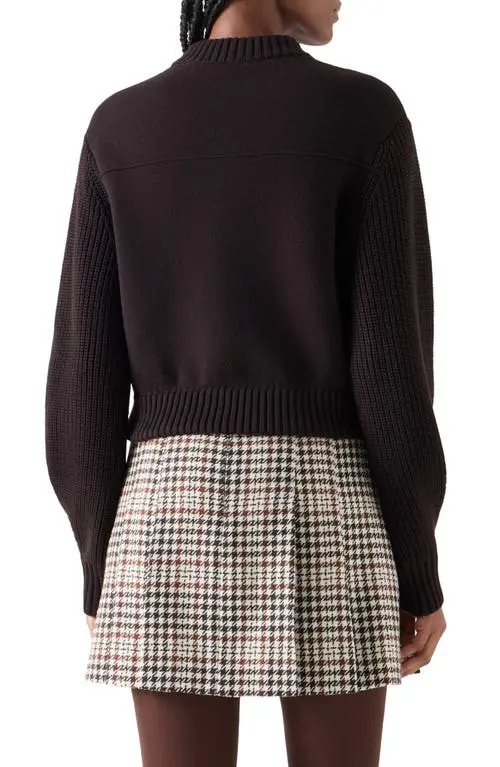 Akris Milano Knit Bomber Cardigan