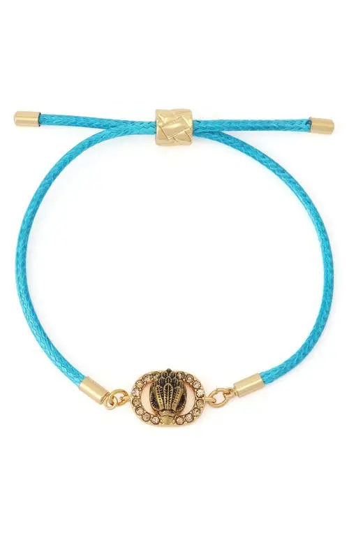 Kurt Geiger Chelsea Eagle Adjustable Cord Bracelet - Turquoise