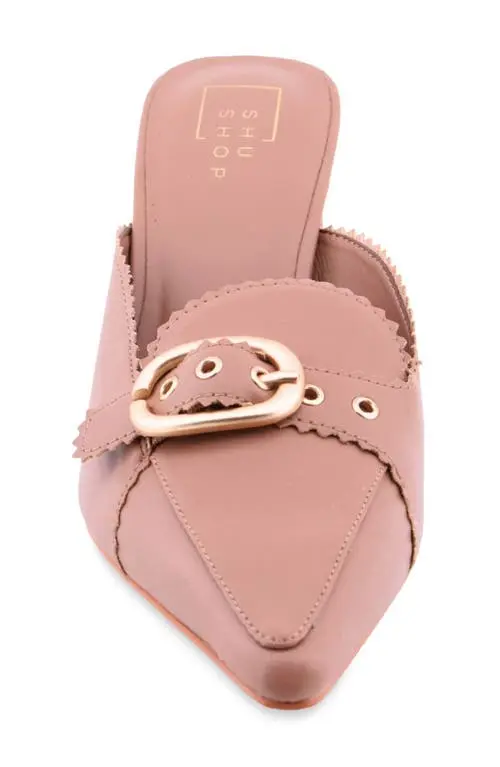 SHU SHOP Natasha Pointed Toe Mule - Nude