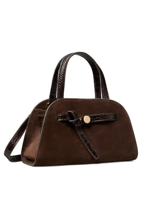 Tory Burch Small Romy Suede Bauletto