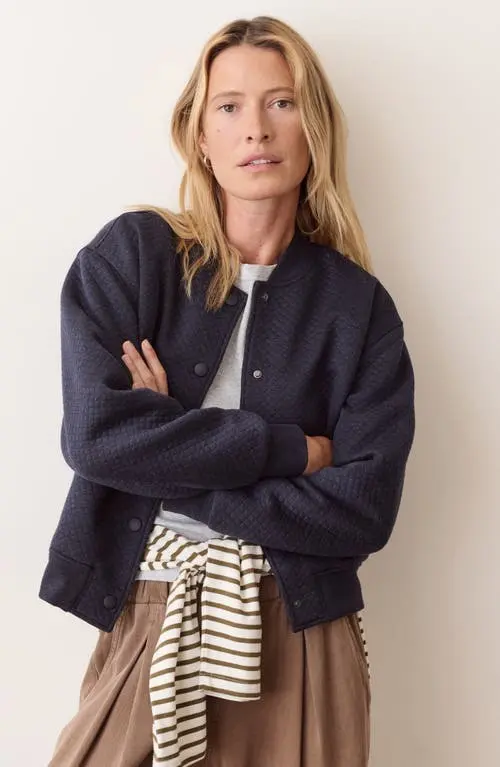Marine Layer Corbet Quilted Bomber Jacket