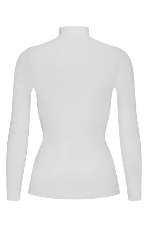 WILLIAMS ATHLETIC CLUB Noelle Mock Neck Long Sleeve Top