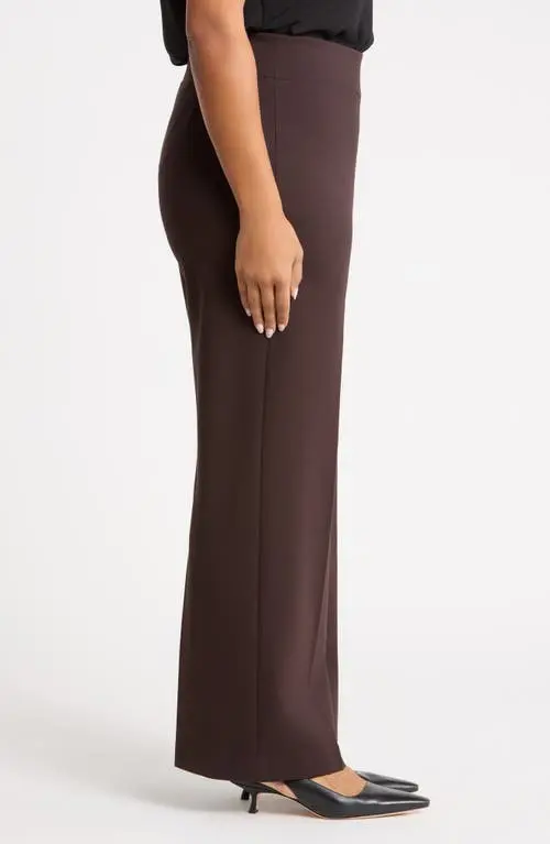 Anne Klein High Waist Wide Leg Pull-on Pants